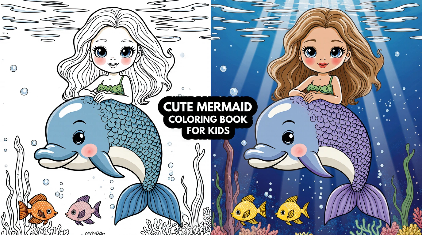 35+ Free Printable Mermaid Coloring Pages (Kids & Adults)