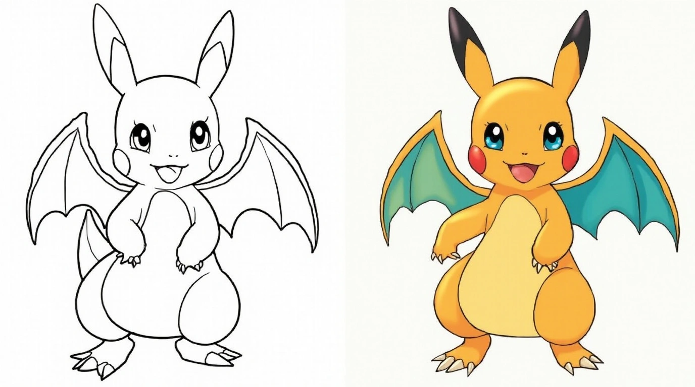 pokemon charizard free printable coloring pages